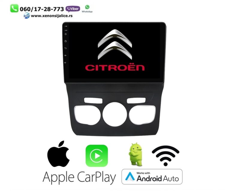 CITROEN C4,DS4 MULTIMEDIJA ANDROID,CAR PLAY NAVIGACIJA TOUCH SCREEN 10 ...